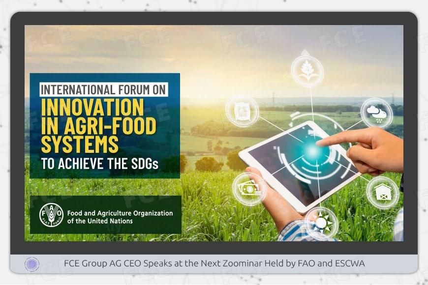 The CEO of FCE is a Speaker at the FAO Zoominar